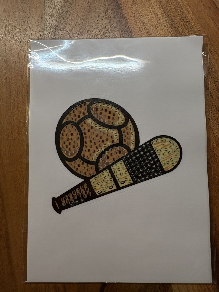 Harry Potter Crystal Art Sticker - Quaffle & Beaters Bat (Neu und ...