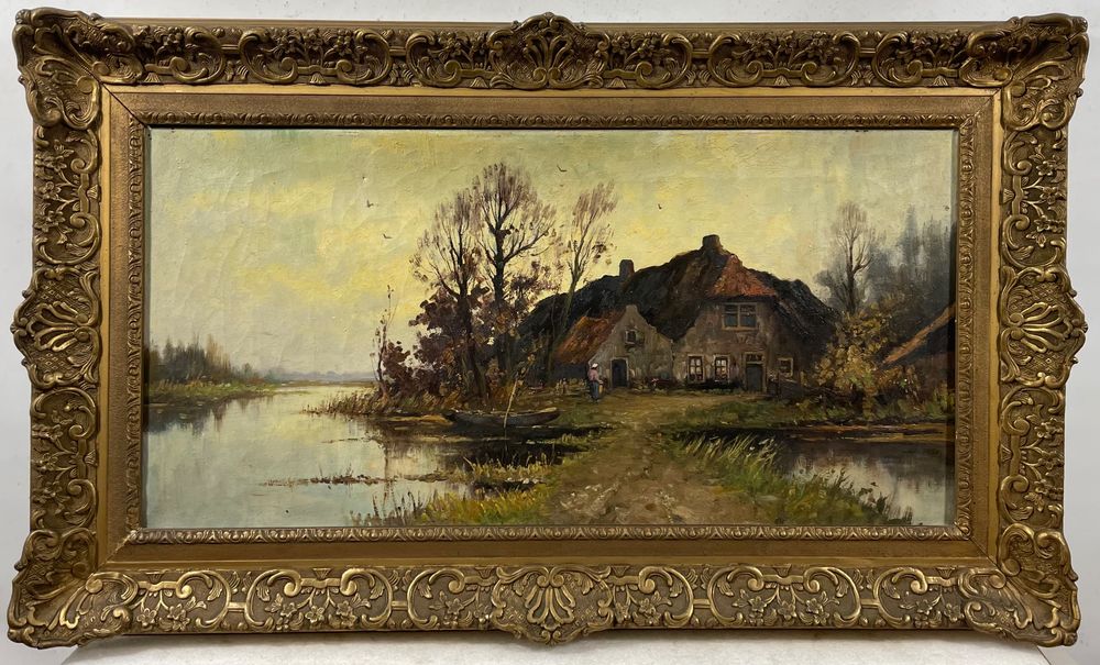 Antikes grosses Gemälde mit faszinierendem Sujet (Gebraucht) in Root für CHF 55 – mit Lieferung ...