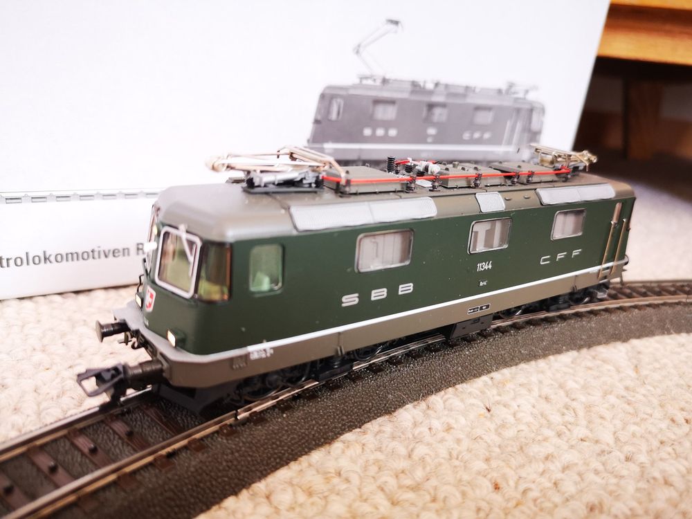 Märklin 37342 2x E-Lok Re 4/4 II SBB H0 mit mfx OHNE Sound | Kaufen auf Ricardo