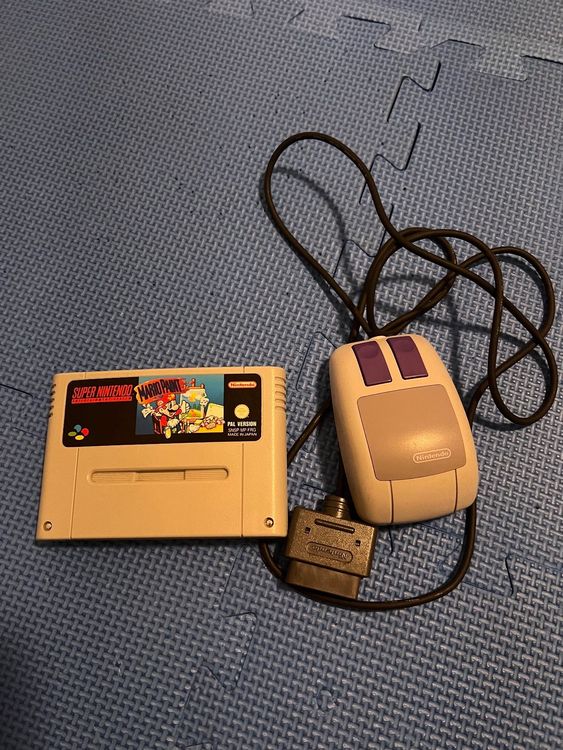 Mario Paint inkl. Nintendo Super Nes Mouse Super Nintendo (Gebraucht ...