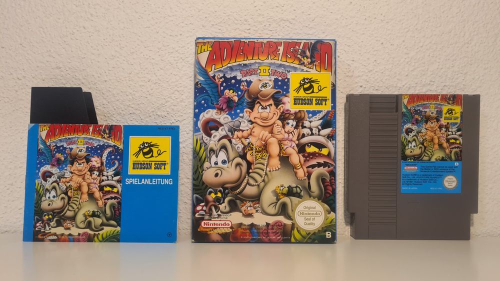 Adventure Island Part II Two - CIB / Pal B Nintendo NES (Gebraucht) in ...