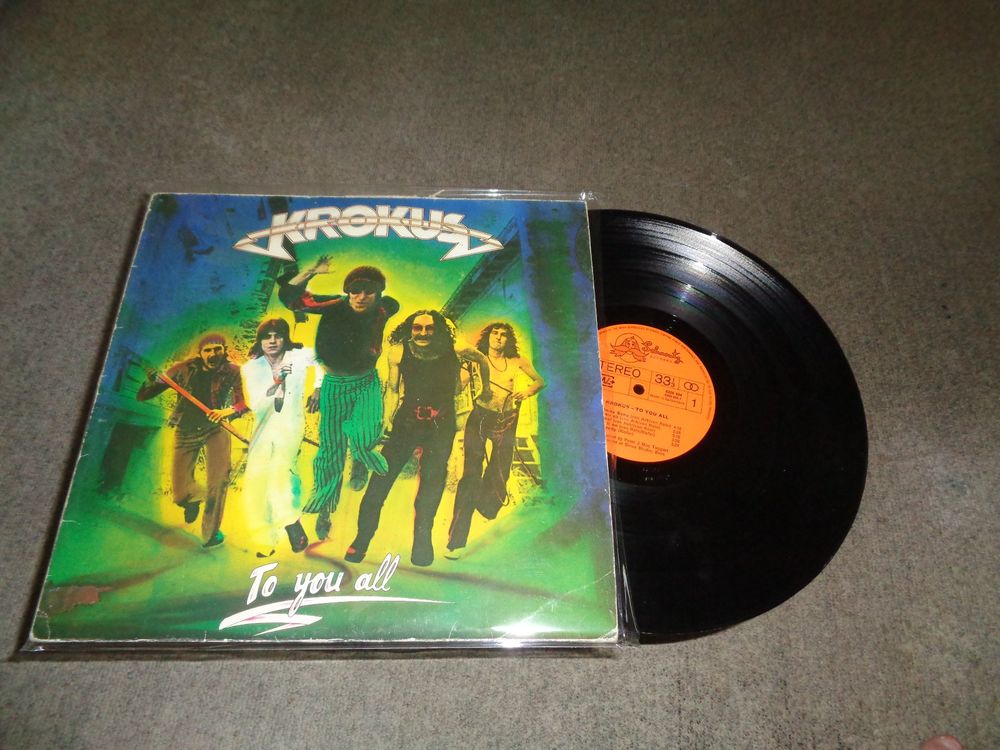 Krokus - To You All - Seltene Lp. 1977 orig. (Gebraucht) in trimbach ...