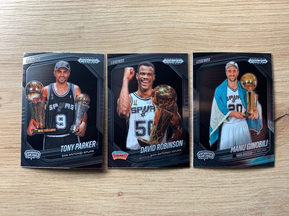 NBA Parker/Robinson/Ginobili San Antonio Spurs Black 24/25 (Gebraucht ...