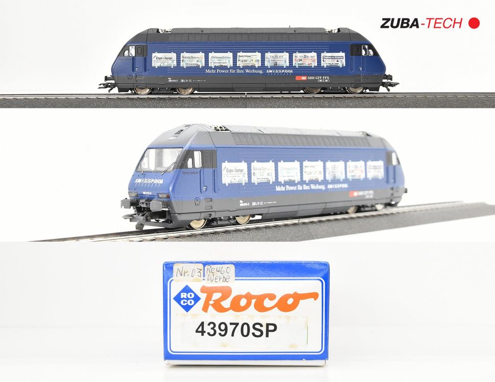 Roco 43970SP E-Lok Re460 der SBB, H0 WS Analog mit OVP | Kaufen auf Ricardo