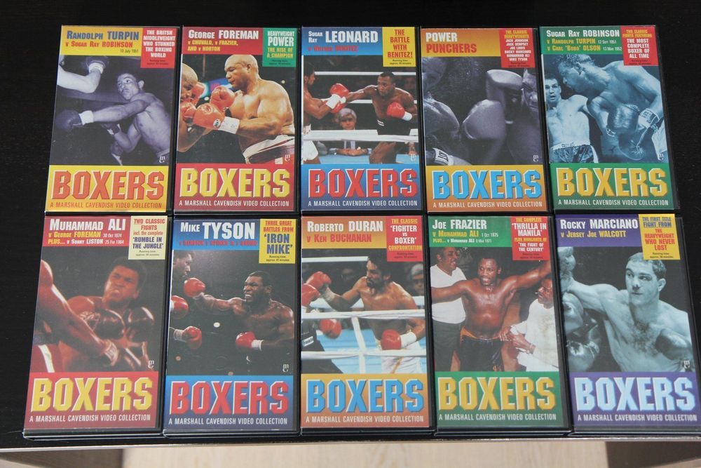 61 VHS Tapes - MARSHALL BOXERS Sammlung (Gebraucht) in Winterthur für ...