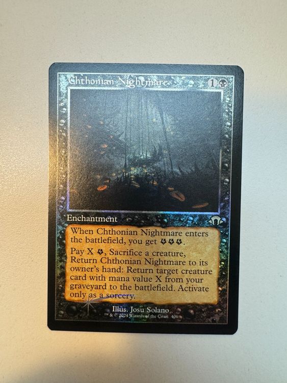 Foil Retro Frame Chthonian Nightmare Modern Horizons 3 NM (Neu (gemäss ...