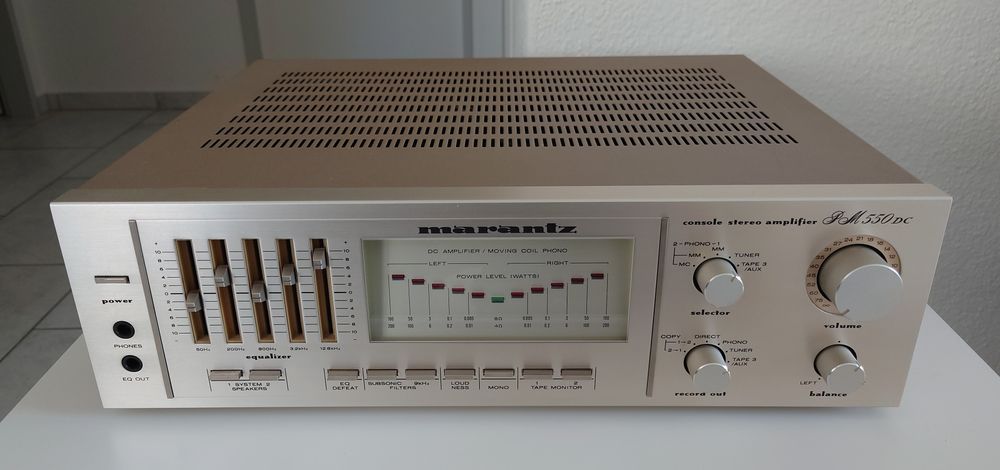 Vintage Verstärker (1984) Marantz PM 550 DC in super Zustand (Gebraucht ...
