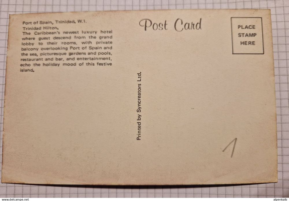 Port of Spain Trinidad - Trinidad Hilton top/rar (Neu (gemäss ...