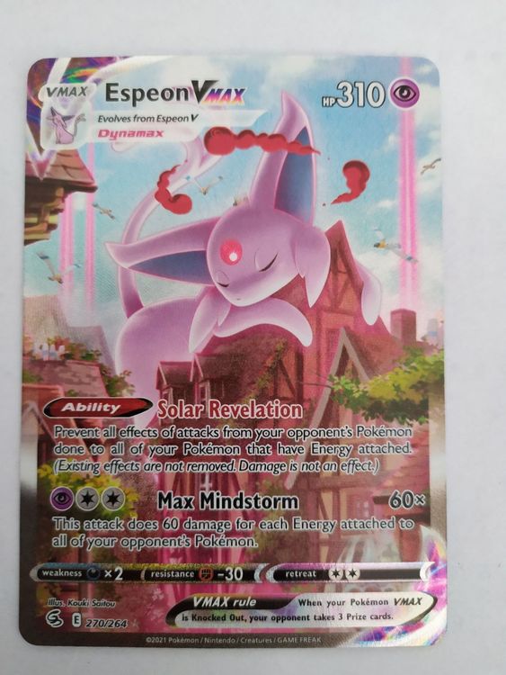 Espeon VMAX - secret rare 270/264 | Kaufen auf Ricardo