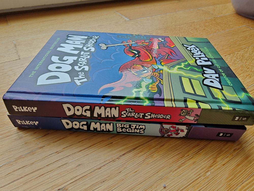 Dog Man Books: Big Jim Begins & Scarlet Shedder! English (Gebraucht) in ...
