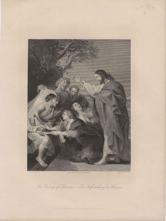 P.P.Rubens,Auferweckung Lazarus,Stahlst. | Kaufen auf Ricardo