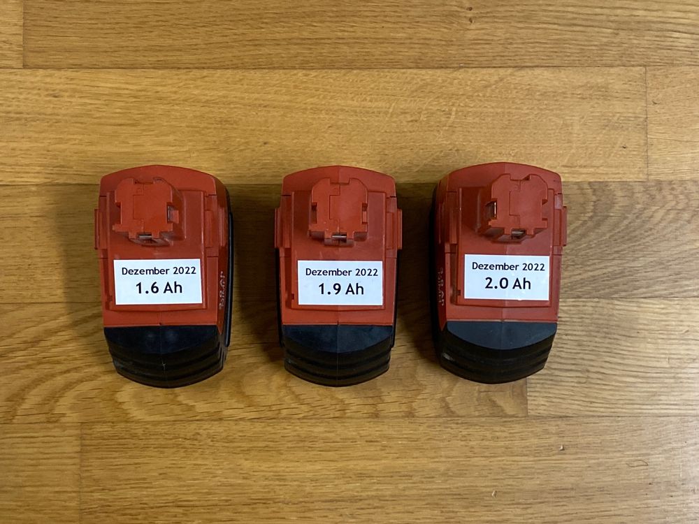3x Hilti Akku SFB 126 12V Ni-Mh (Gebraucht) in Schlieren für CHF 20 – mit Lieferung auf Ricardo ...