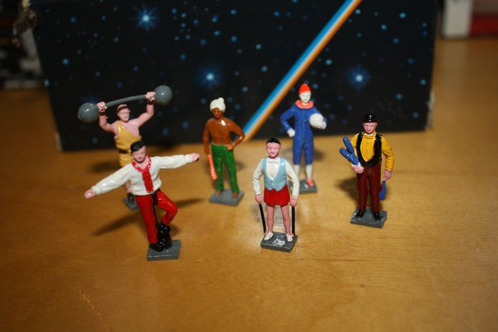 Figuren Circus Zirkus Gusseisen Antik (Neu (gemäss Beschreibung)) in ...
