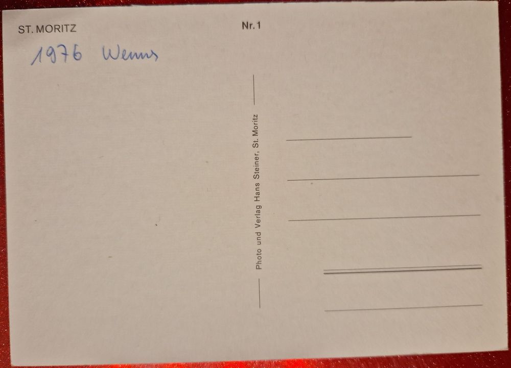 St. Moritz 1976 / Vierbildkarte (Neu (gemäss Beschreibung)) in Melchnau für CHF 1 – mit ...