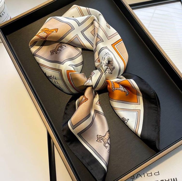 Edler Foulard Halstuch Pferde Karo NEU (Neu (gemäss Beschreibung)) in Bern für CHF 8 – mit ...