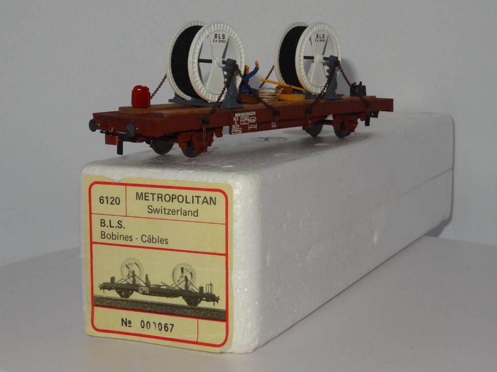 Metropolitan 6120, BLS, Bobinenwagen, x9224, Vitrine (Neu (gemäss ...