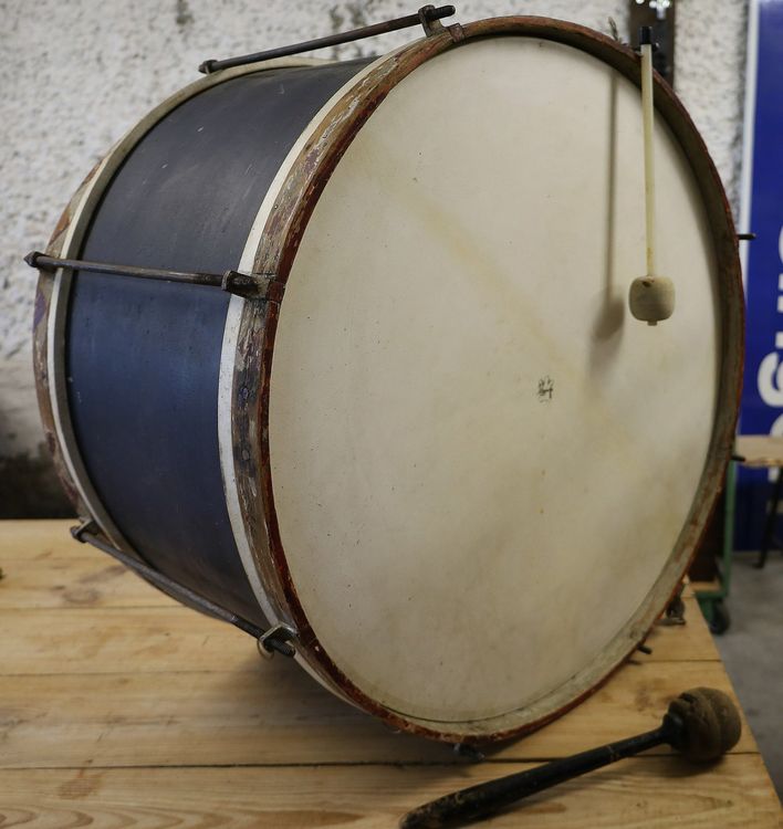 alte Trommel, Marschtrommel, Pauke mit schöner Patina (Gebraucht) in ...