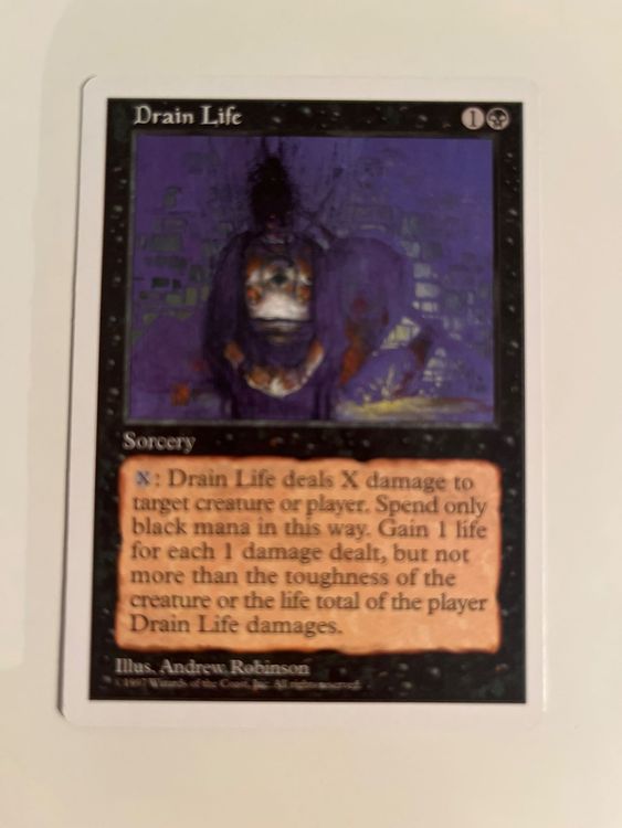 1 x Drain Life - Magic: The Gathering - MtG (Gebraucht) in Kriens für ...