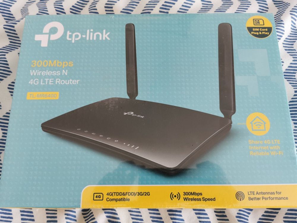 TP Link Wireless Router inkl. SIM Port (Neu und originalverpackt) in ...