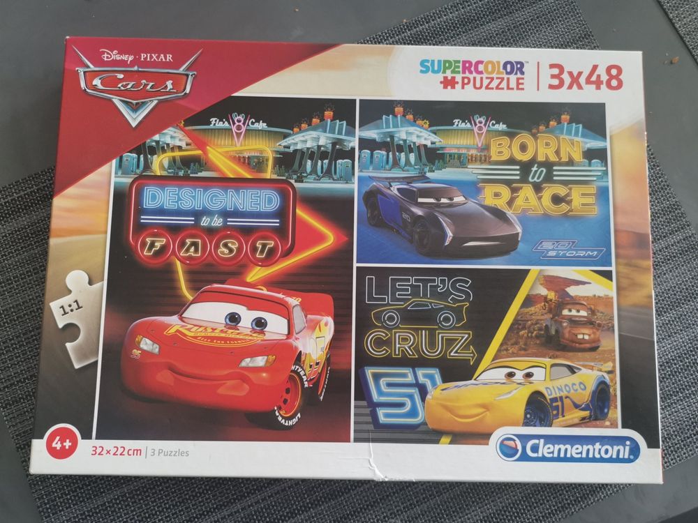 3x48 Puzzle 4+ Disney Cars (Gebraucht) in Unterentfelden für CHF 1 ...