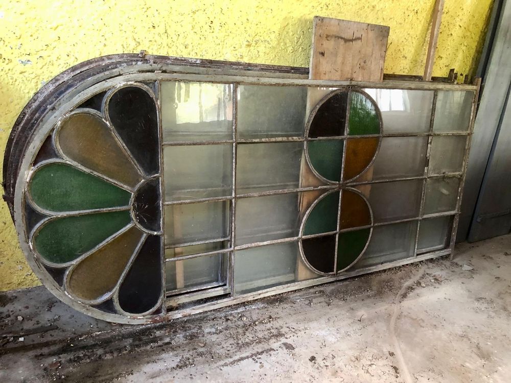 Lot de 5 Fenêtres vitraux anciennes | Acheter sur Ricardo