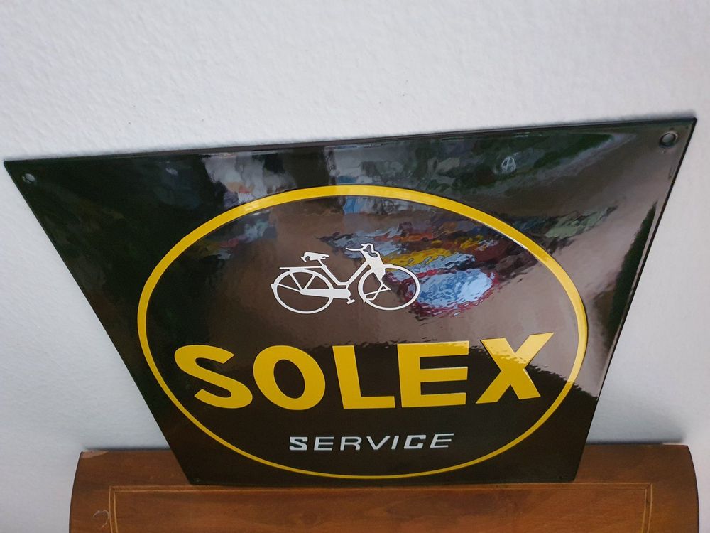 Grosses Emailschild SOLEX Service Emaille Schild Reklame (Neu (gemäss ...