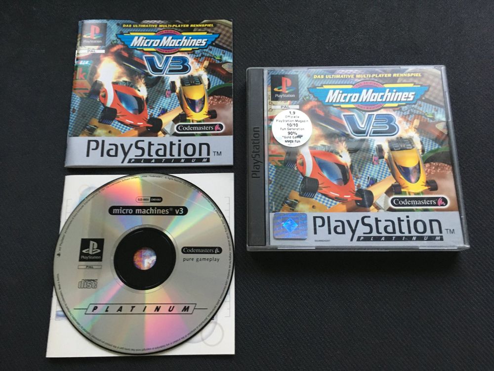 Micro Machines V3 für Playstation 1 (Gebraucht) in St.Gallen für CHF 7. ...