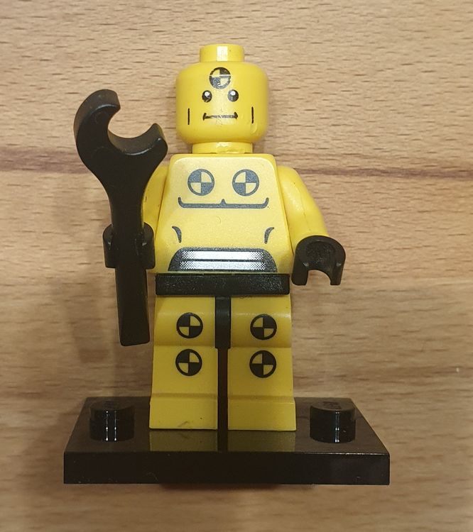LEGO Minifigur 'Crashtest Dummy Guy' Serie 1 | Kaufen auf Ricardo