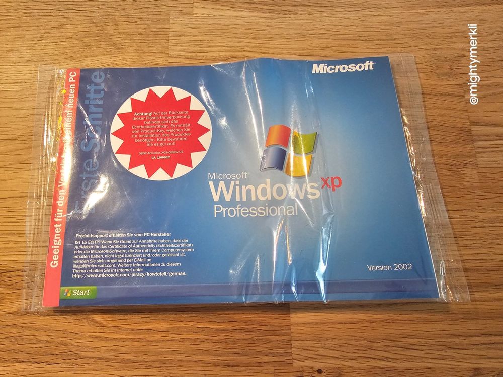 Windows XP Version 2002, plus Service Pack 3 (Neu (gemäss Beschreibung ...