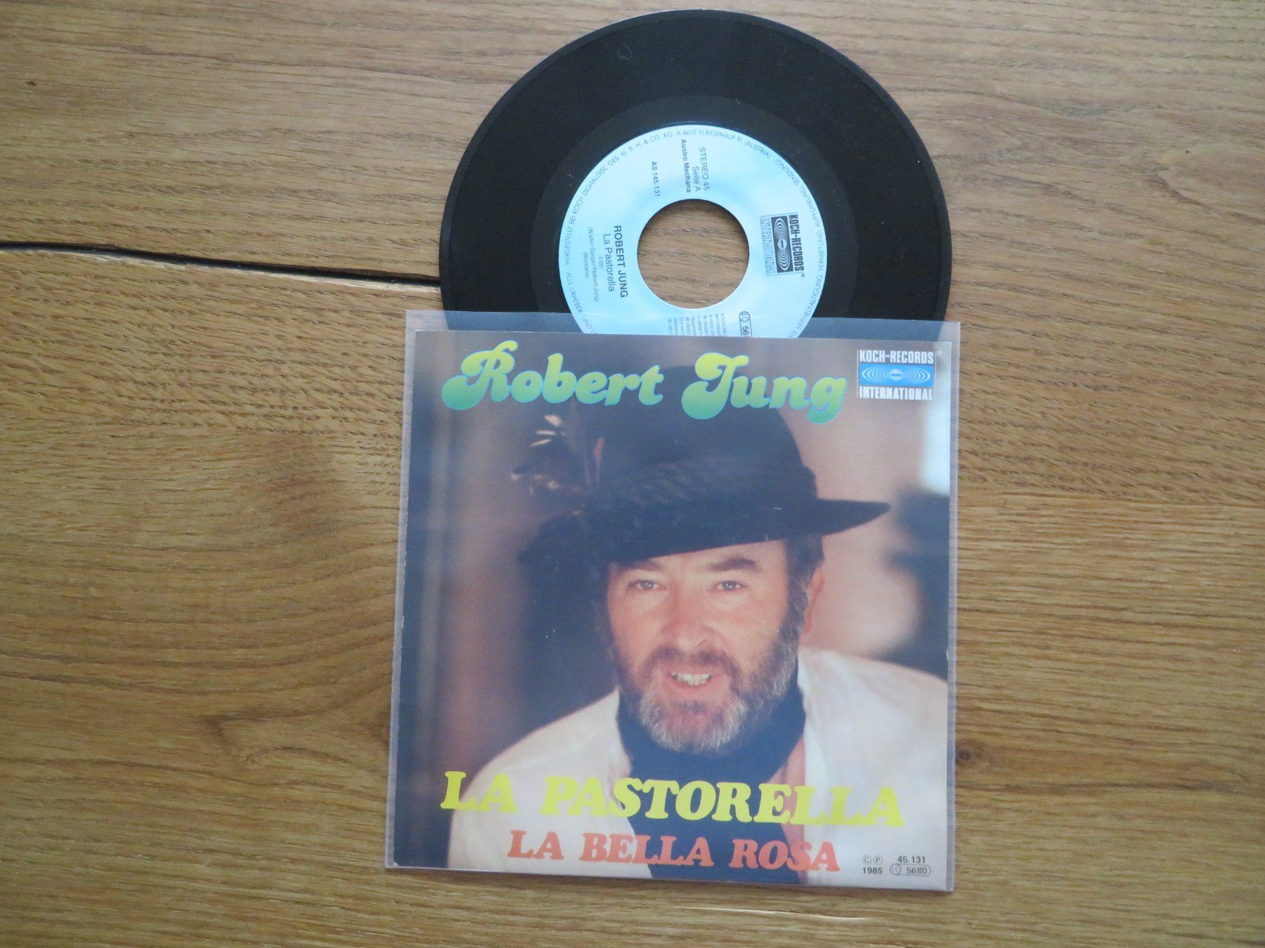 Robert Jung - La Pastorella / La Bella Rosa, Single 45 (Neu (gemäss ...