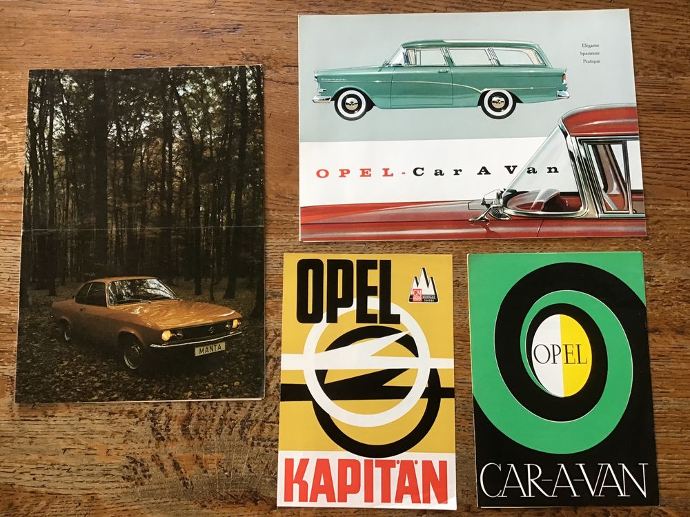 Lot de magazines prospectus vintage oldtimer Opel Kapitän … (Gebraucht ...