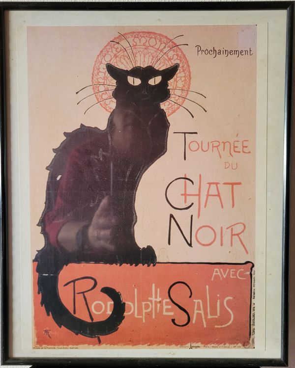 Affiche "La tournée du chat noir" (Gebraucht) in Bevaix für CHF 20 ...