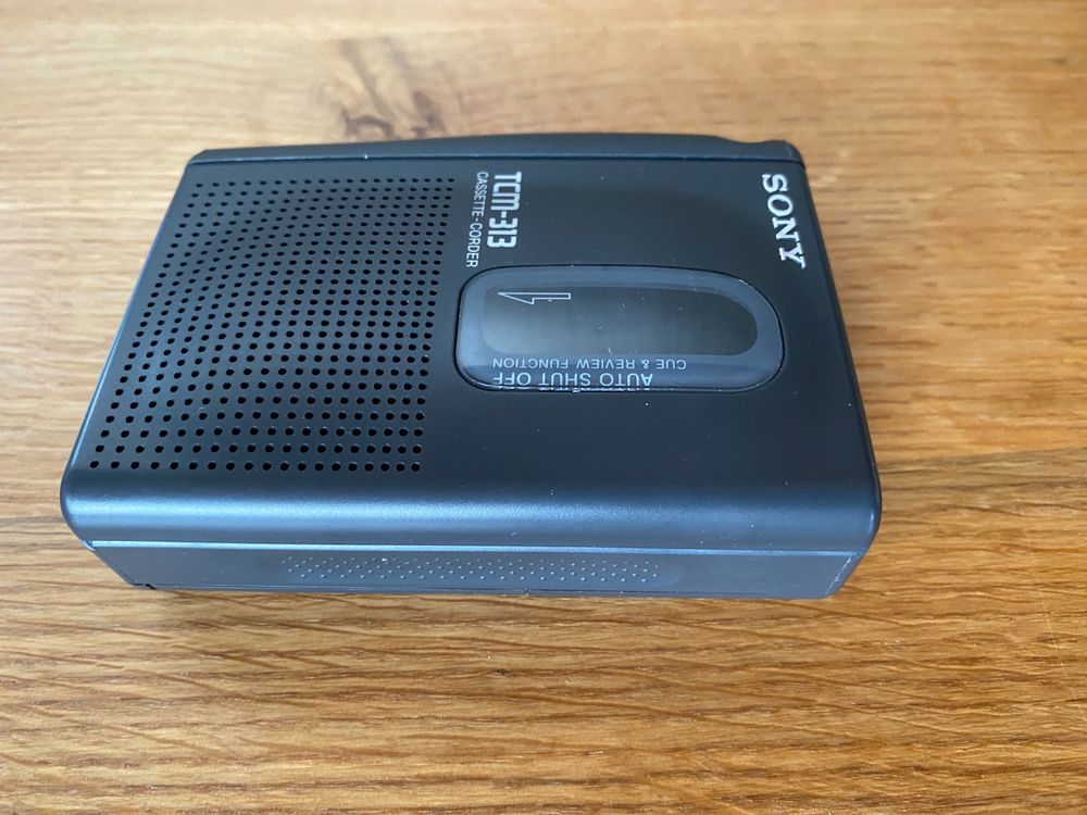 Sony TCM-313 Cassette Recorder Retro Walkman TOP wie neu | Kaufen auf ...