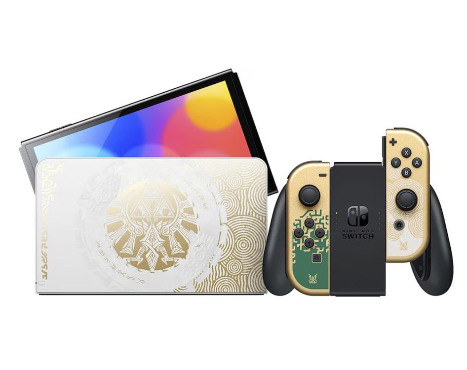 Switch Oled limitierte edition Zelda plus Game ,Book,Amiibo | Acheter sur Ricardo