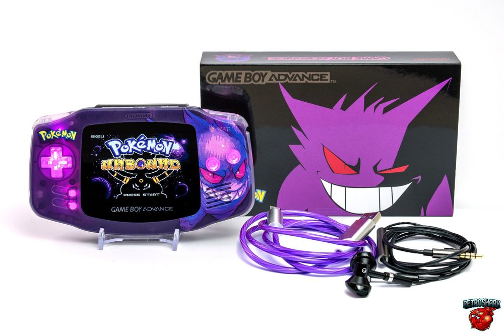GameBoy Advance IPS Pokémon Gengar Edition with LED Buttons | Kaufen ...