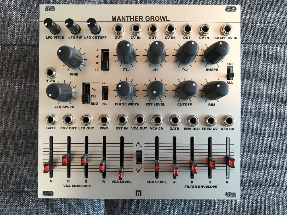 Malekko Manther Growl - Full analogue synth voice eurorack | Kaufen auf ...