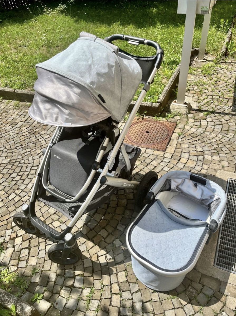 Uppababy Vista Kinderwagen inkl. Babywanne und VIEL Zubehör (Gebraucht ...