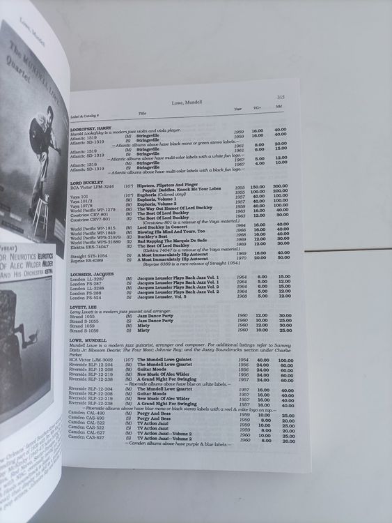 Guide cotation disques vinyl Jazz Albums 1949-1969 Goldmine (Gebraucht ...