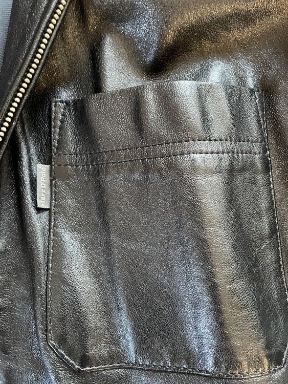Marc O Polo Jacke schwarz Leder / Stoff (Gebraucht) in Felben ...