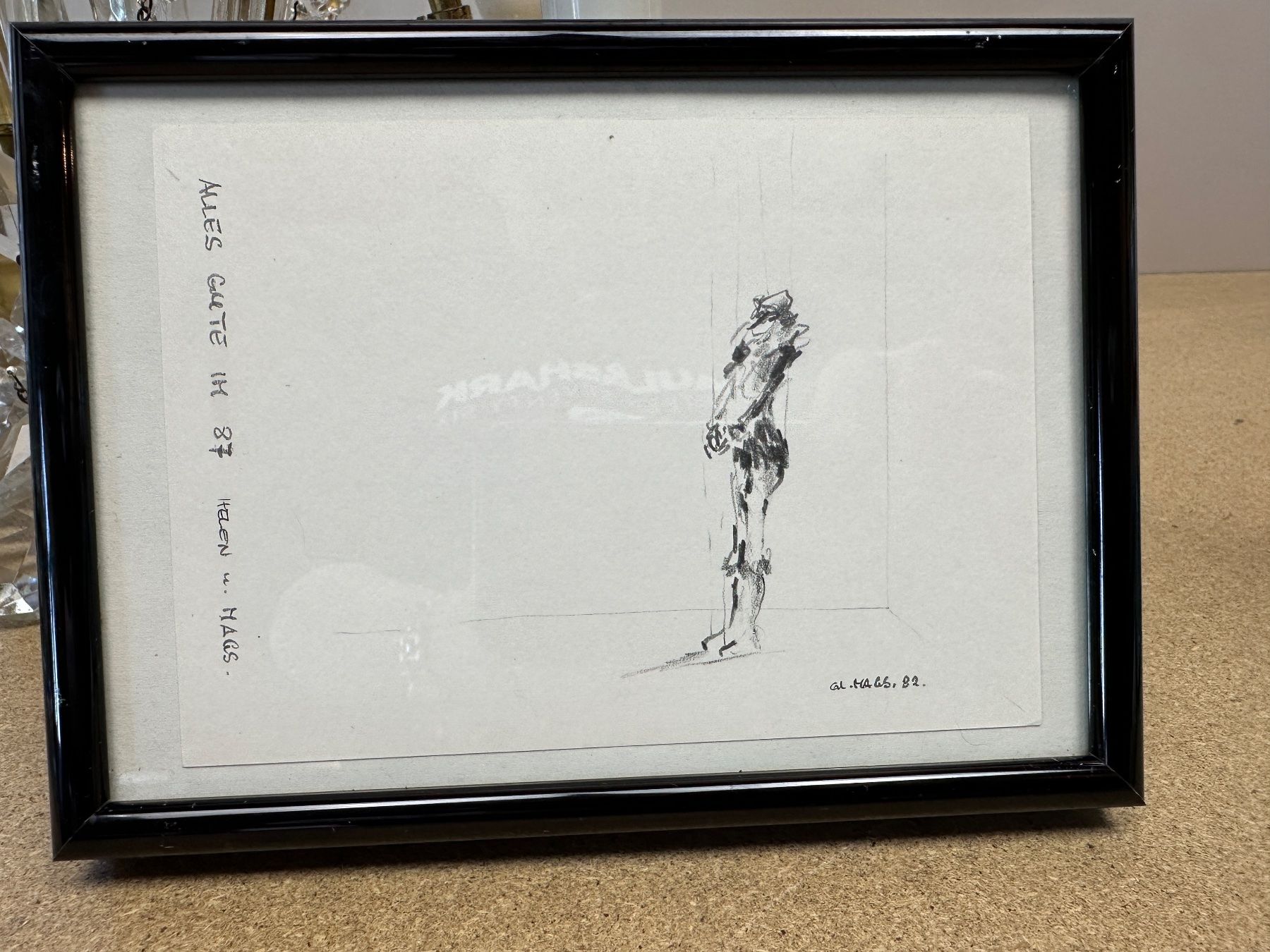 Original Mags Max Glanzmann Schweiz Zeichnung von 1987 (Gebraucht) in ...