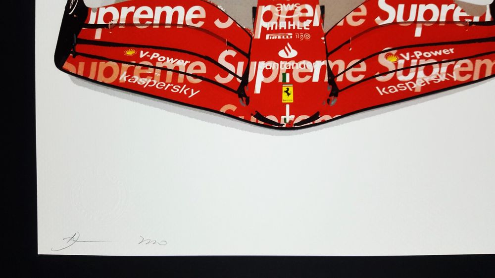 Death NYC Graffiti Pop Art Druck " Formel 1 Supreme Ferrari | Kaufen ...