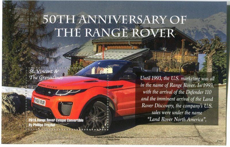 Block "Range Rover". St. Vincent (Neu und originalverpackt) in Basel ...