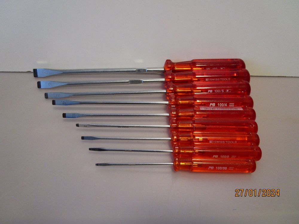 9 TOURNEVIS PB 100 N° 00 - 0 - 1 - 2 - 3 - 4 - 5 - 6 - 7 | Kaufen auf Ricardo