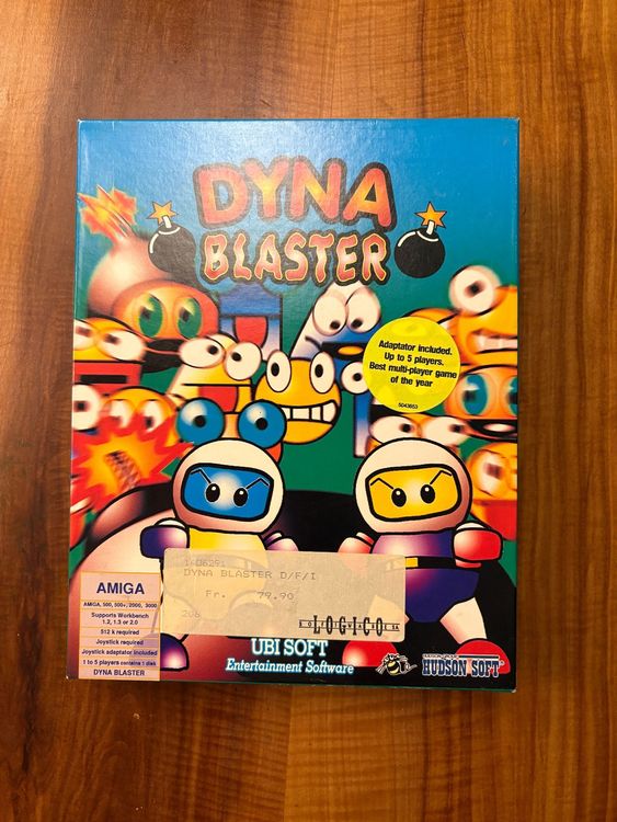 Amiga Spiel: Dyna Blaster (Rare, inkl. Multiplayer-Adapter) (Gebraucht ...