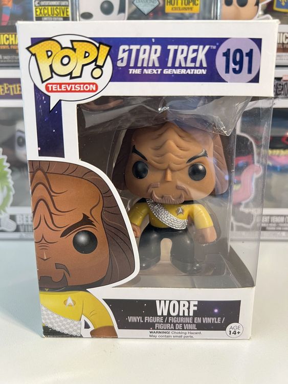 Funko POP! Televison Star Trek The Next Generation Worf (Gebraucht) in ...