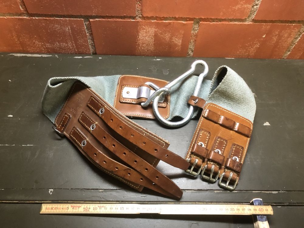 Schweizer Armee Luftschutz Zivilschutz Feuerwehr Gürtel Gurt (Gebraucht ...