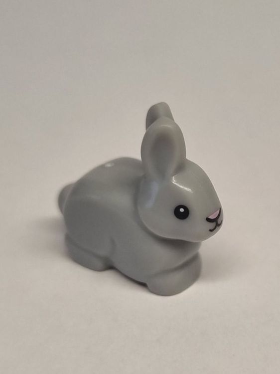 LEGO Light Bluish Gray Bunny / Rabbit with Black Eyes (Neu (gemäss ...