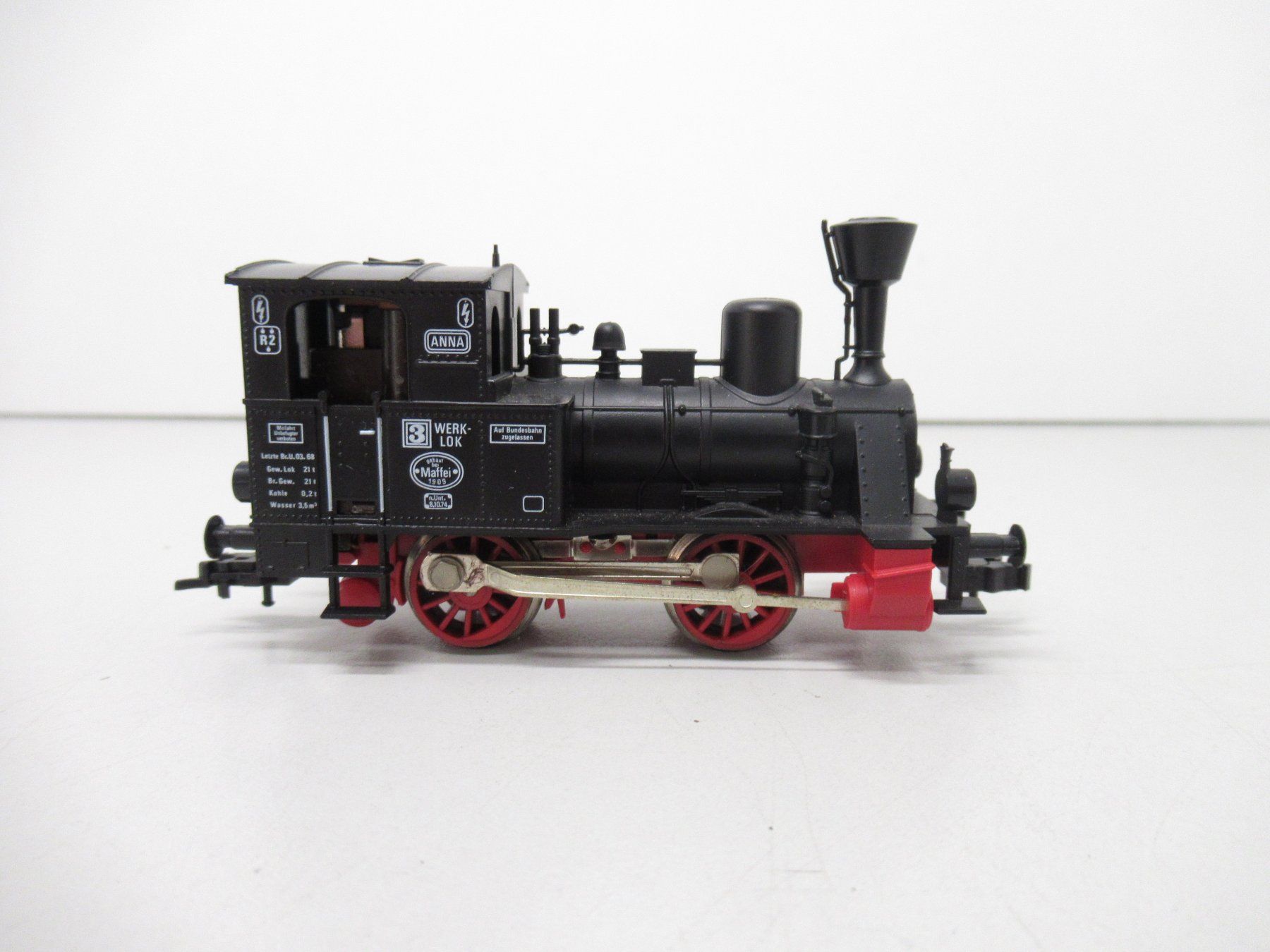 Fleischmann 4000 Zweiachsige Dampflok Anna o.OVP Analog DC (Gebraucht ...