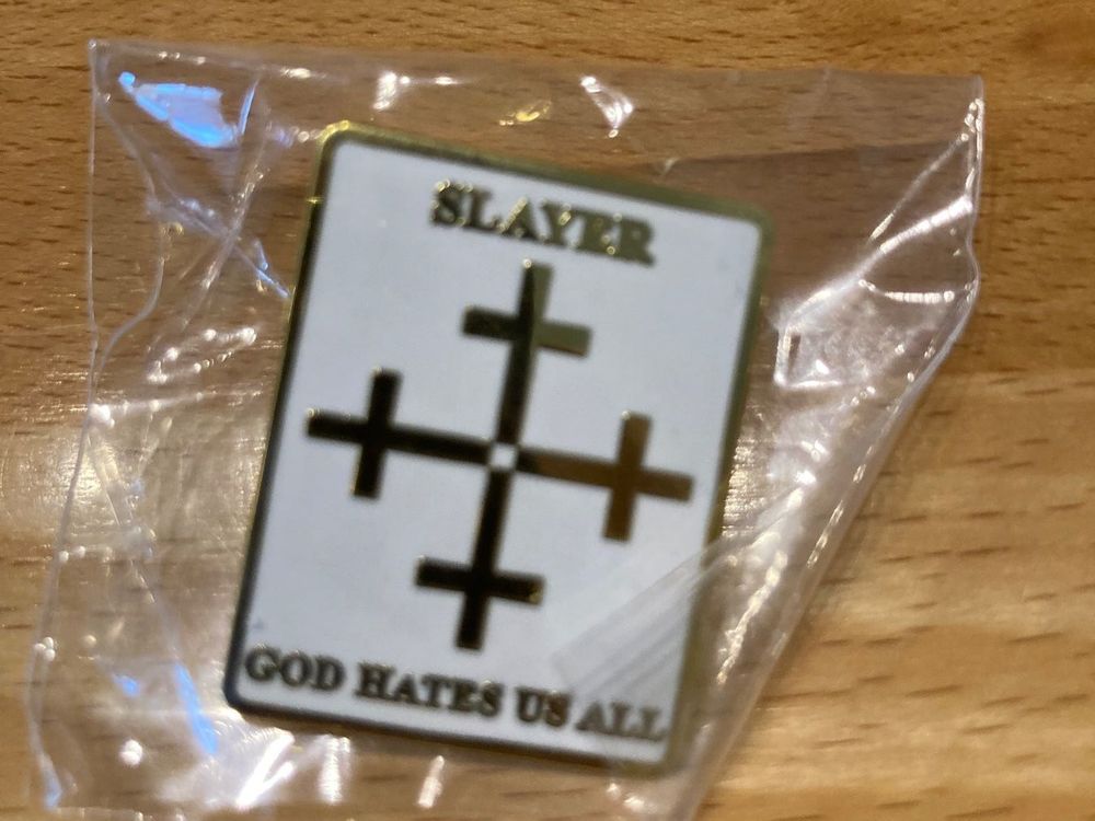 Slayer Pin Anstecker Punk Rock Metal Pop (Neu (gemäss Beschreibung)) in ...