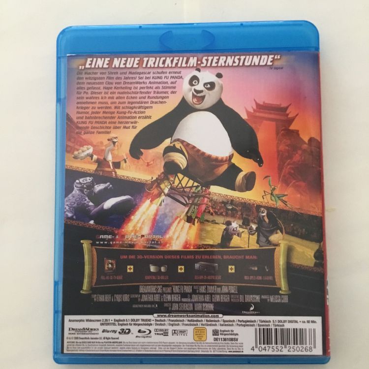 Kung Fu Panda Blu Ray 3D + 2D - 2 Disc (Neu (gemäss Beschreibung)) in Blauen für CHF 8.9 – mit ...